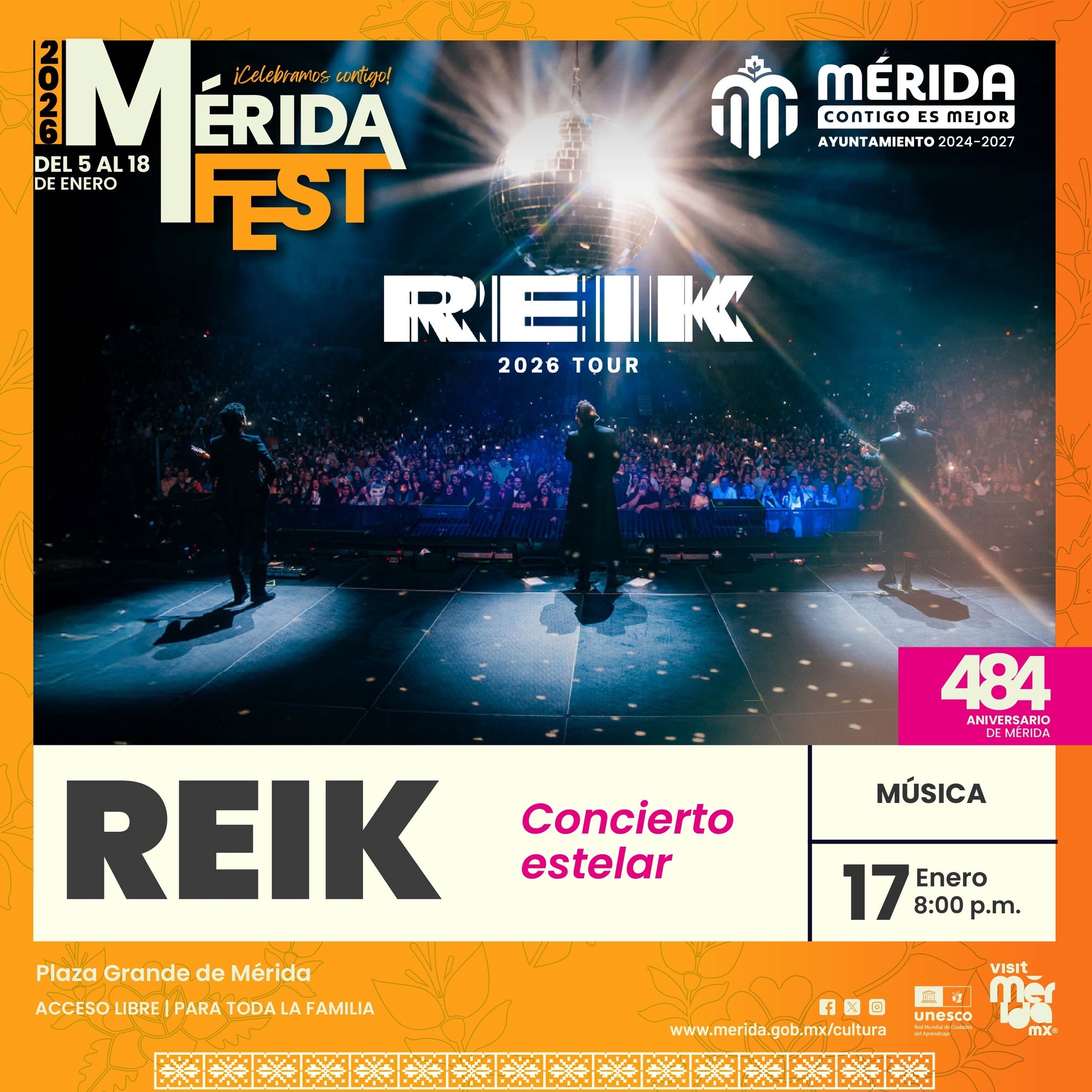 Reik en Mérida